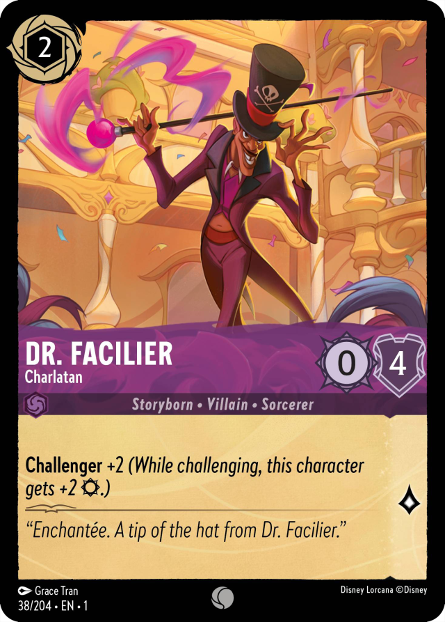 Dr. Facilier (character) - Mushu Report (Lorcana Wiki)