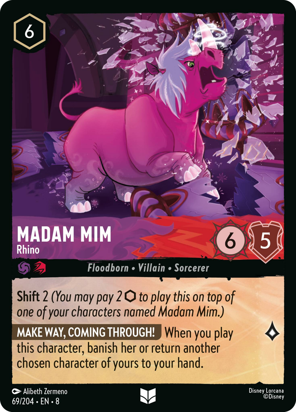 Madam Mim - Rhino - Mushu Report (Lorcana Wiki)
