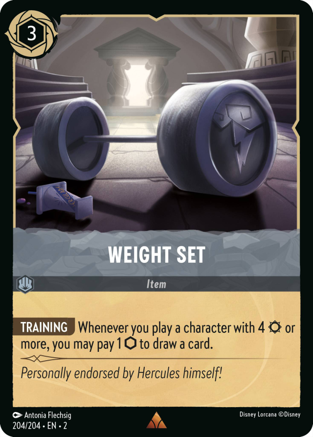 Rulings:Weight Set - Mushu Report (Lorcana Wiki)