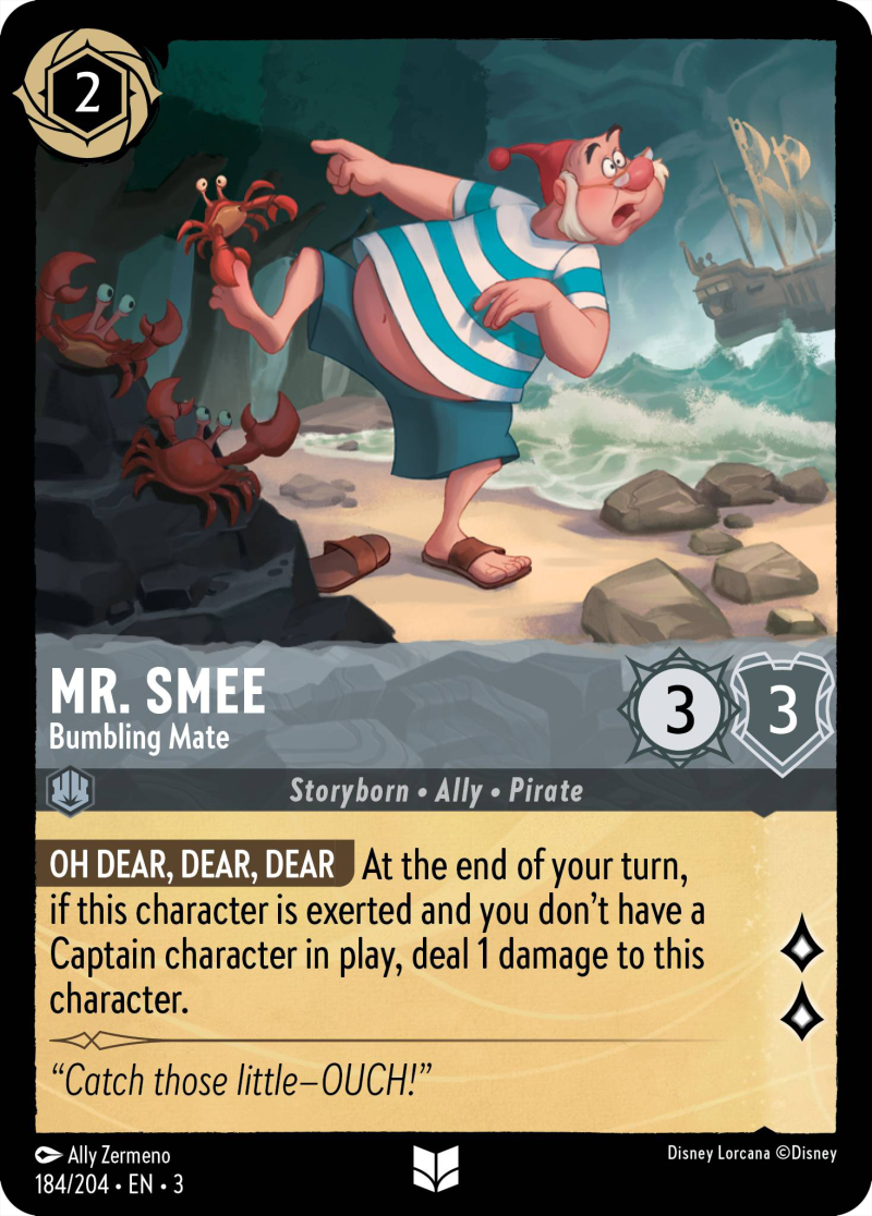 Mr. Smee (character) - Mushu Report (Lorcana Wiki)