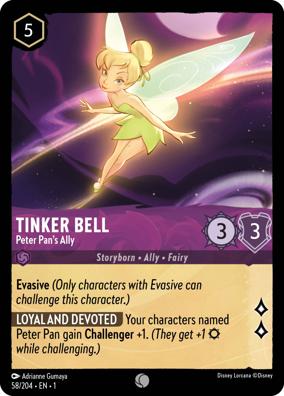 Tinker Bell (character) - Mushu Report (Lorcana Wiki)