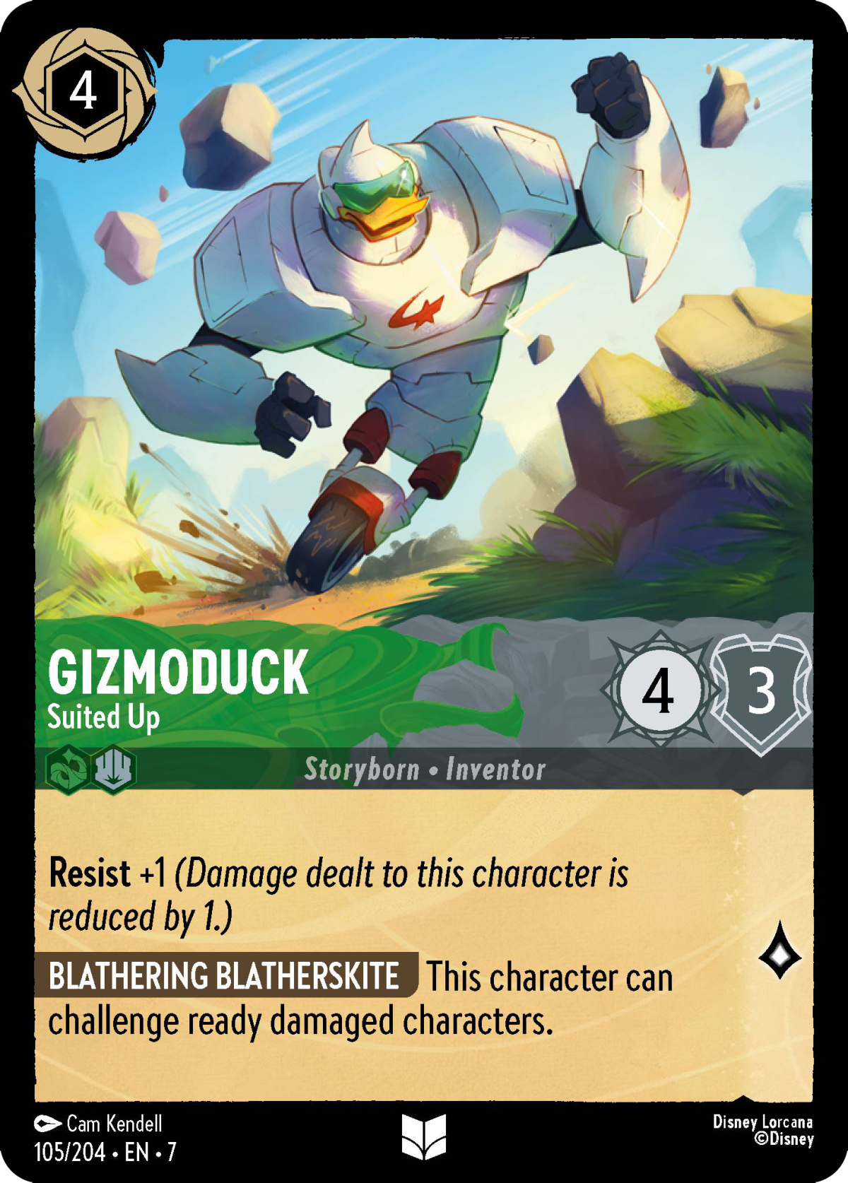 Gizmoduck - Suited Up - Mushu Report (Lorcana Wiki)