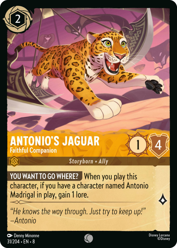 Antonio's Jaguar - Faithful Companion - Mushu Report (Lorcana Wiki)