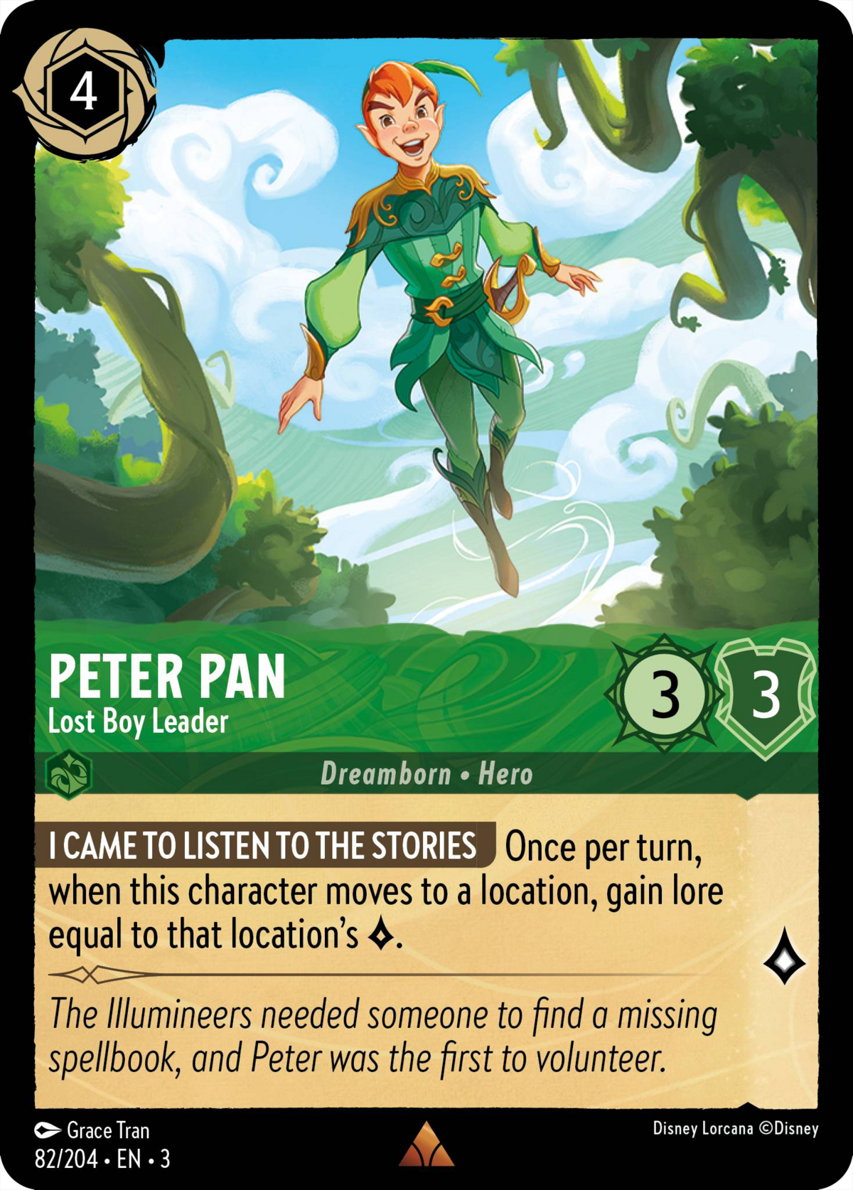 Rulings:Peter Pan - Lost Boy Leader - Mushu Report (Lorcana Wiki)