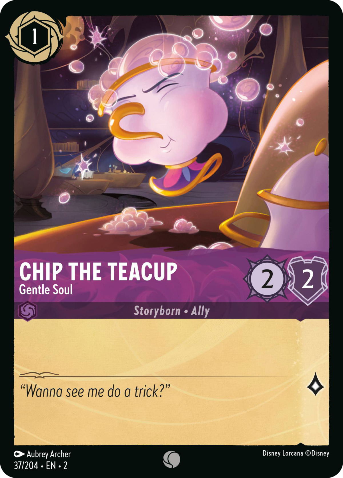 Chip the Teacup (character) - Mushu Report (Lorcana Wiki)