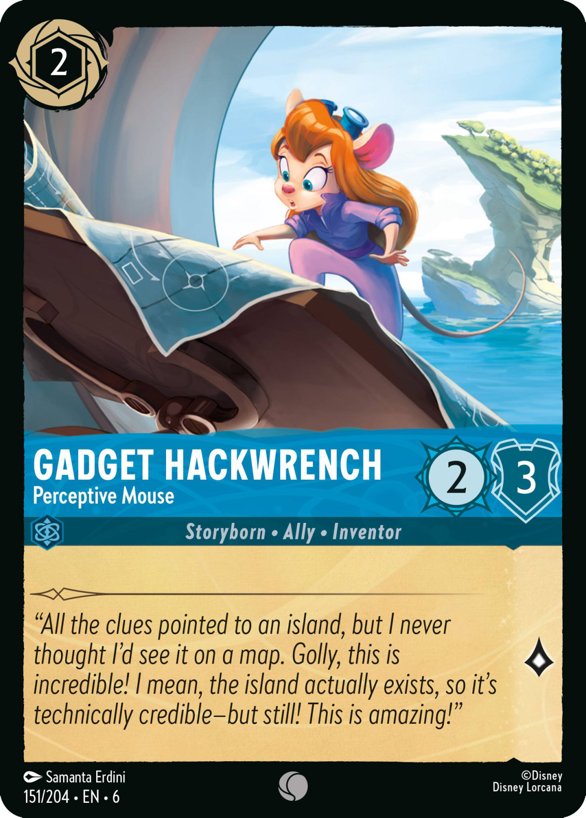 Gadget Hackwrench - Perceptive Mouse - Mushu Report (Lorcana Wiki)