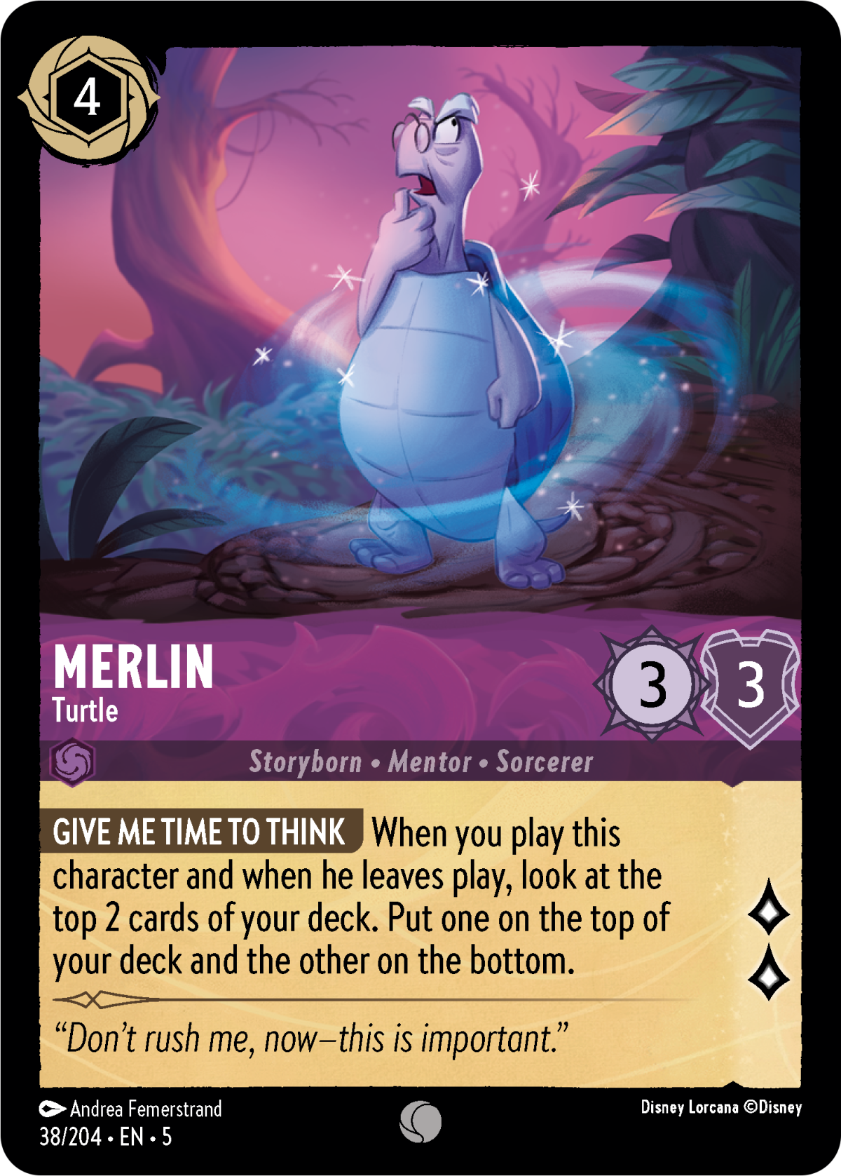 Merlin - Turtle - Mushu Report (Lorcana Wiki)
