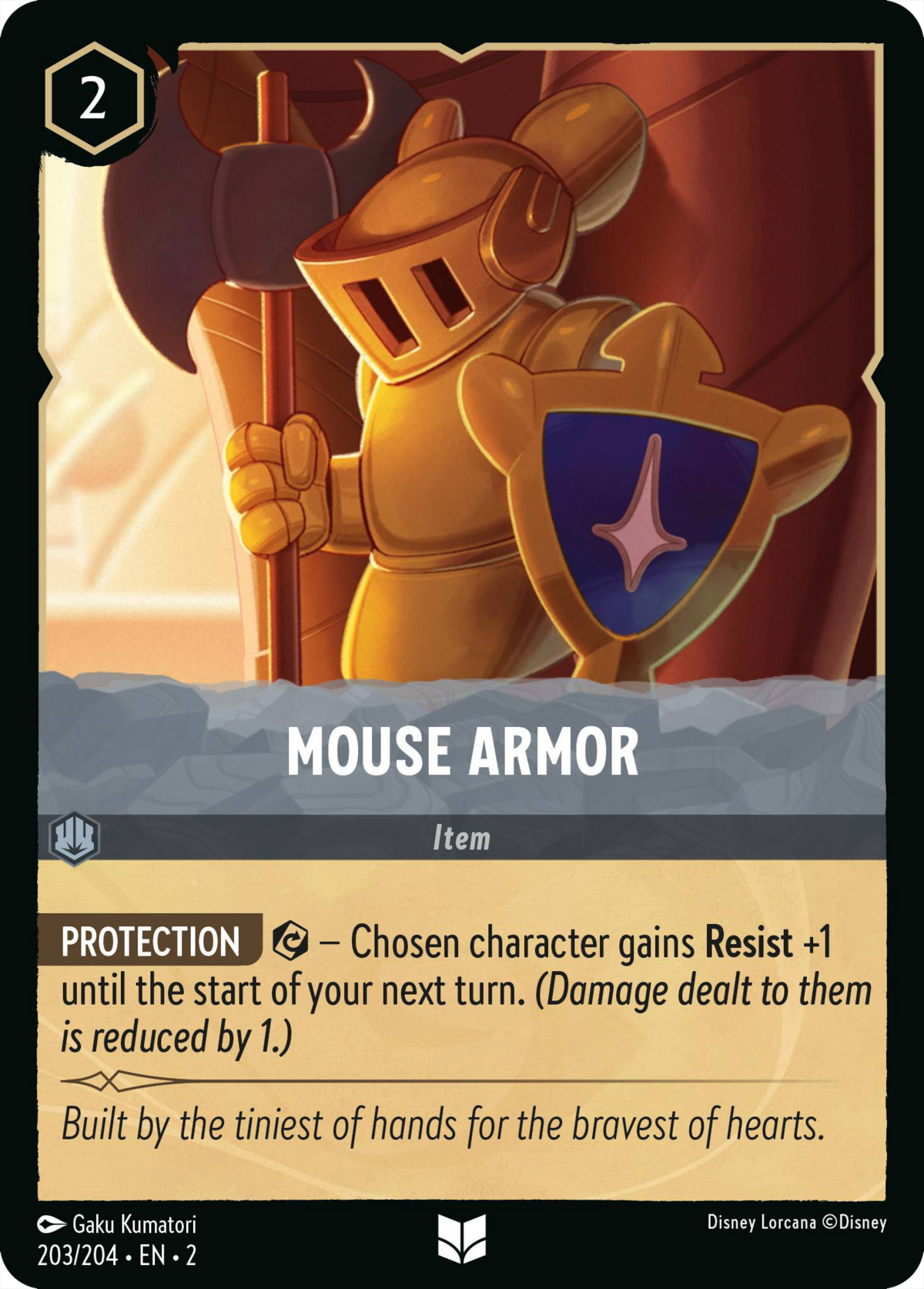Mouse Armor - Mushu Report (Lorcana Wiki)