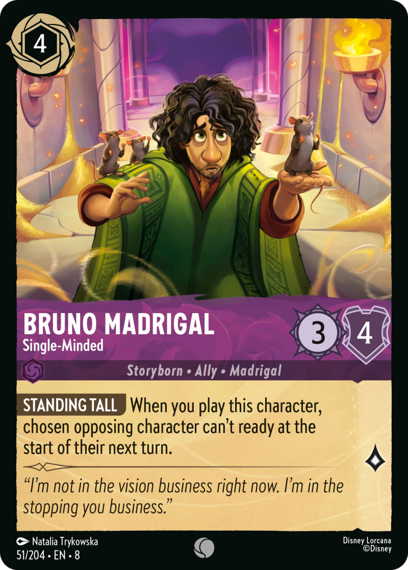 Bruno Madrigal - Single‐Minded - Mushu Report (Lorcana Wiki)