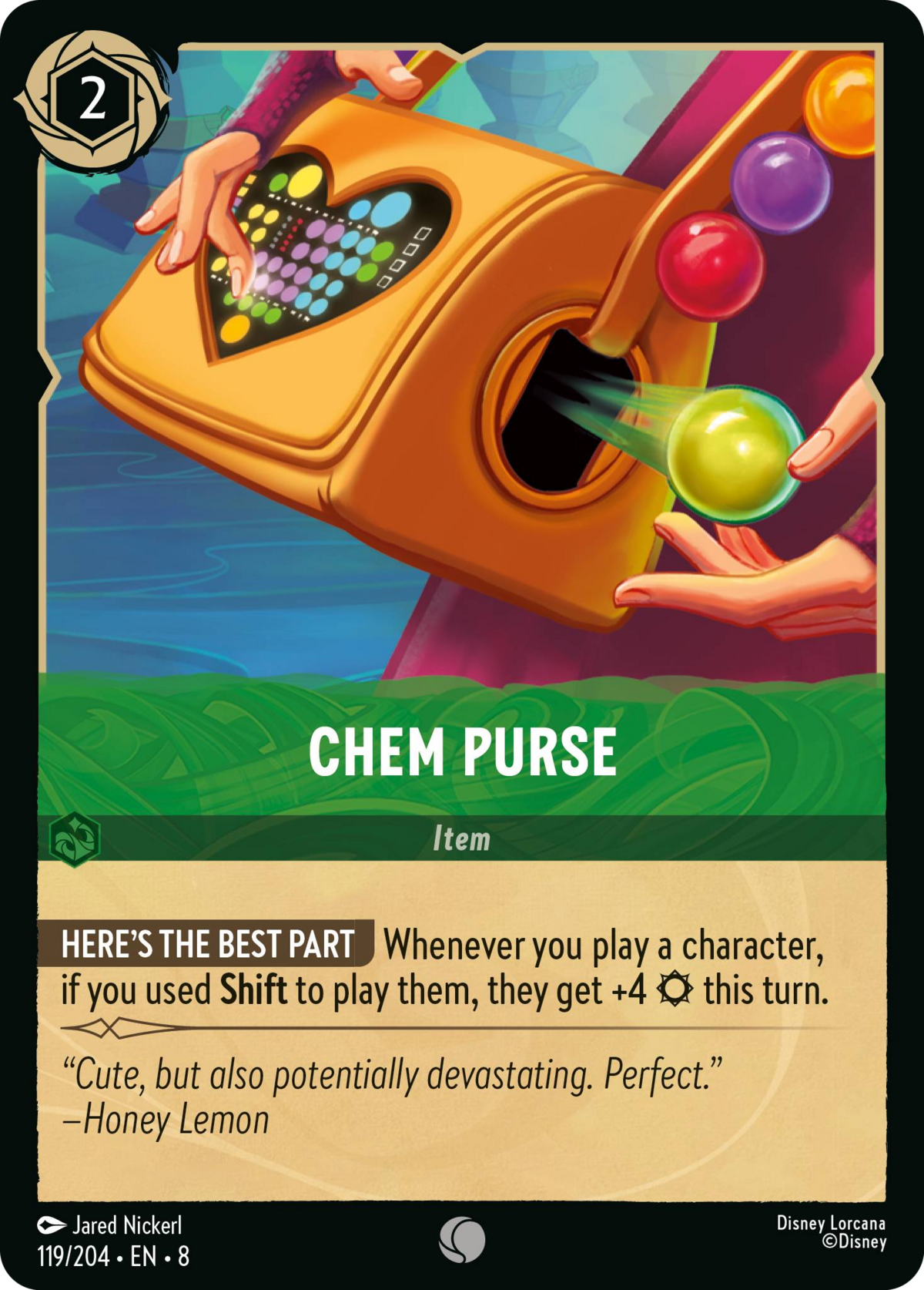 Chem Purse - Mushu Report (Lorcana Wiki)