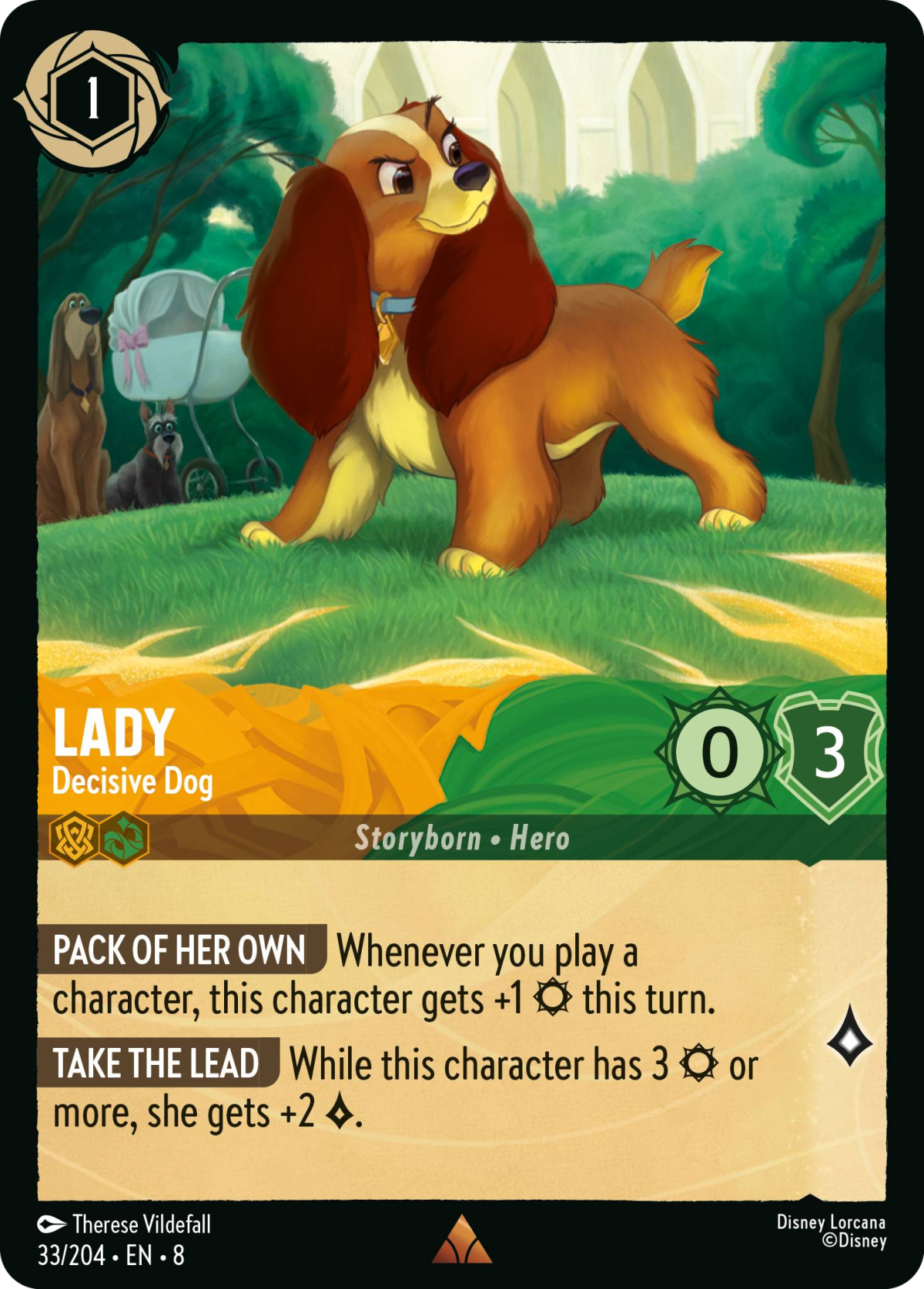 Lady - Decisive Dog - Mushu Report (Lorcana Wiki)