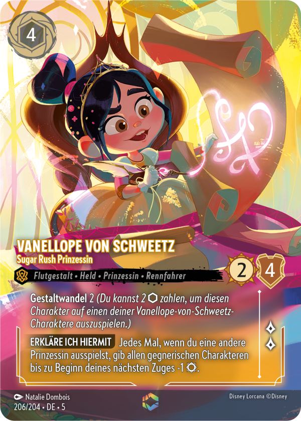 Vanellope von Schweetz - Sugar Rush Princess - Mushu Report (Lorcana Wiki)