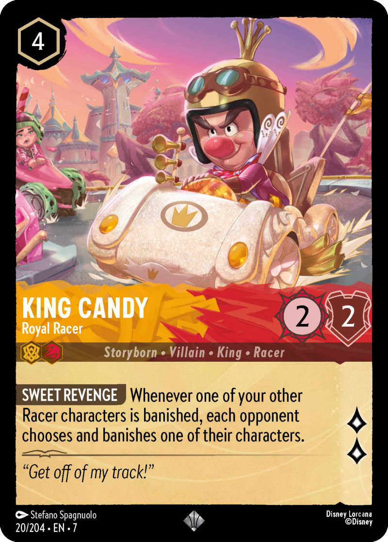 King Candy - Royal Racer - Mushu Report (Lorcana Wiki)
