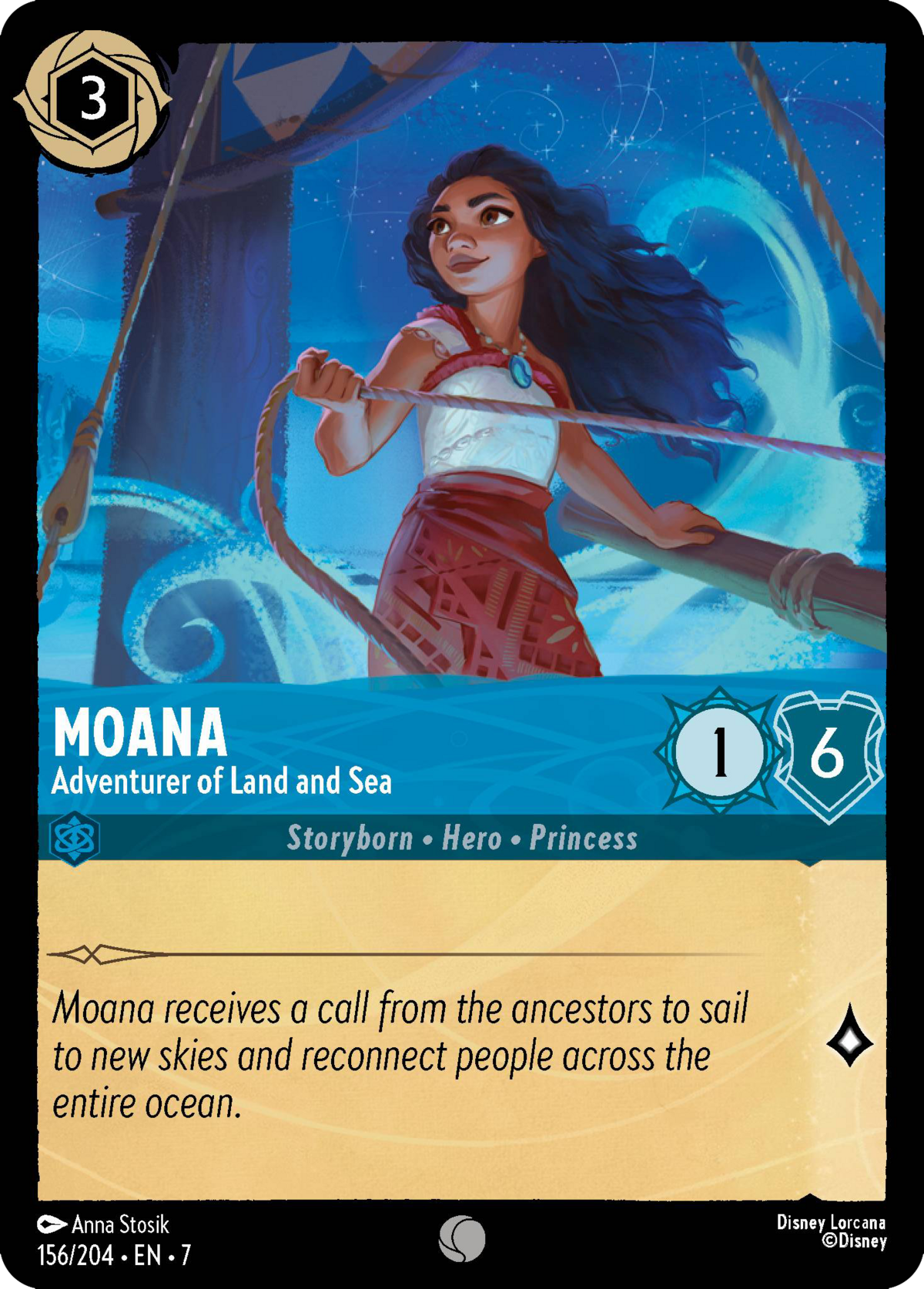 Moana - Adventurer of Land and Sea - Mushu Report (Lorcana Wiki)