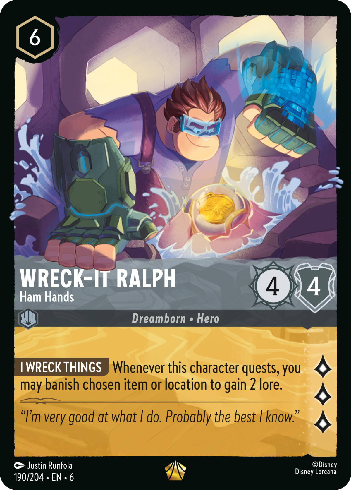 Wreck‐It Ralph - Ham Hands - Mushu Report (Lorcana Wiki)