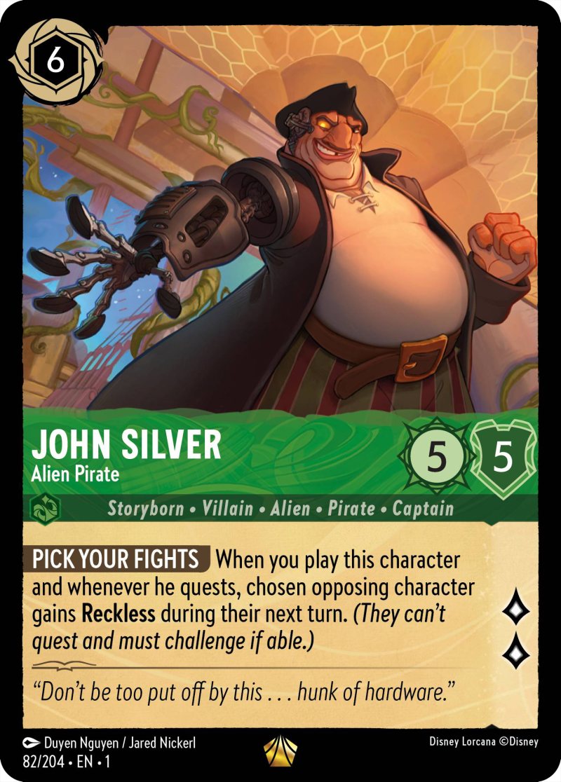 John Silver (character) - Mushu Report (Lorcana Wiki)