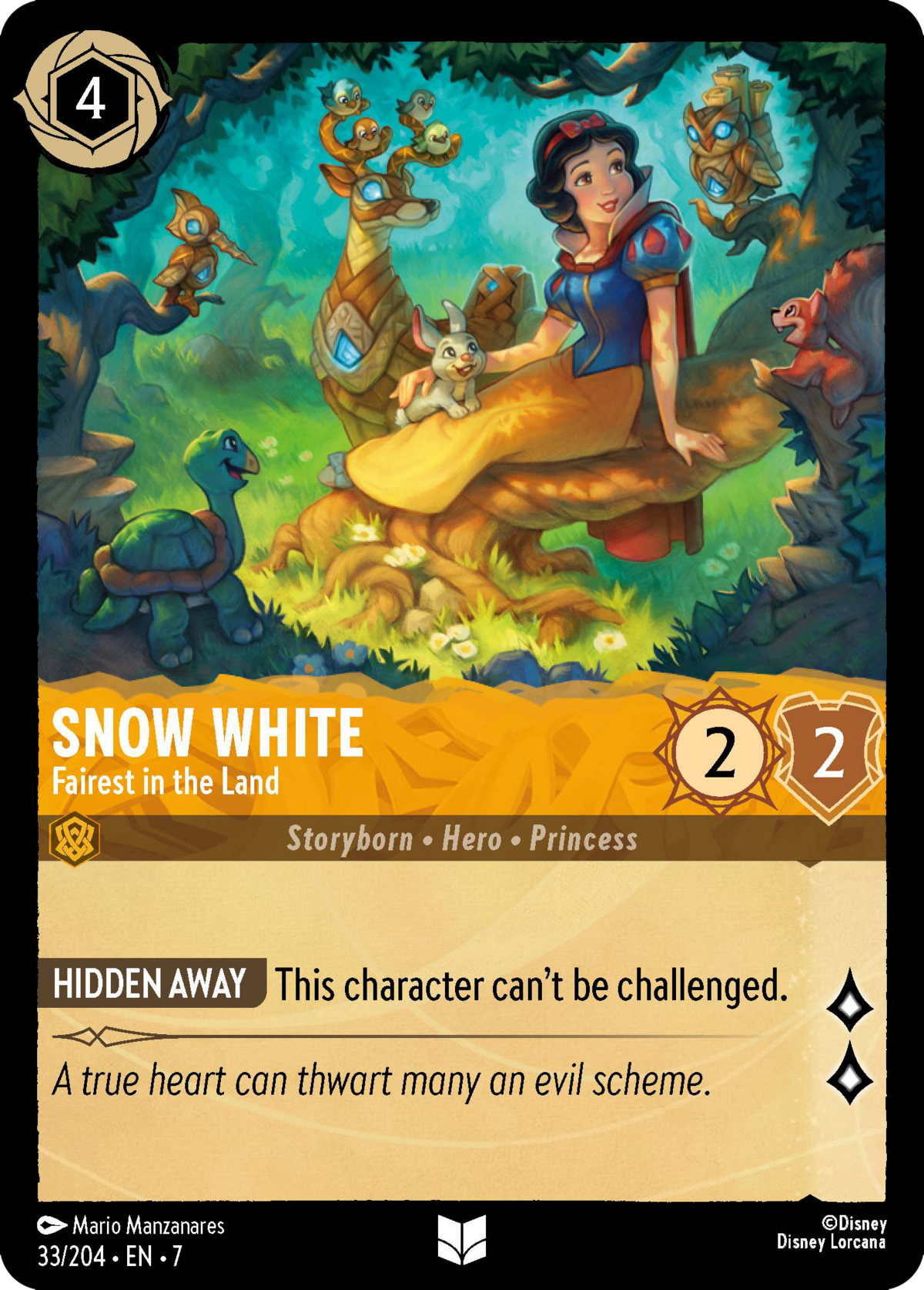 Snow White - Fairest in the Land - Mushu Report (Lorcana Wiki)