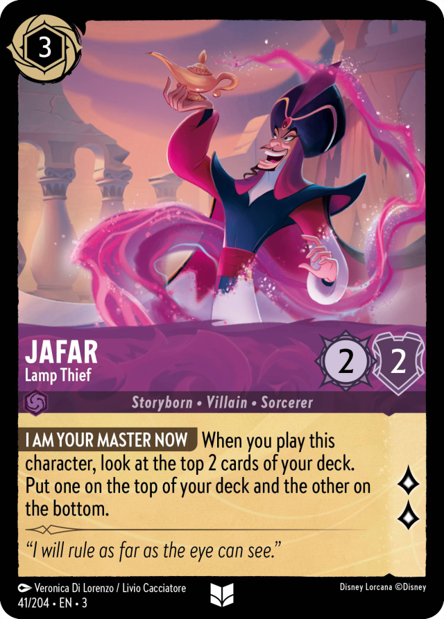 Aladdin Jafar Sorcerer