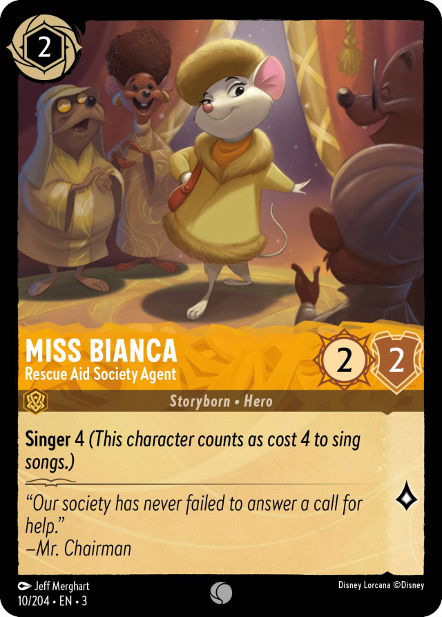 Miss Bianca (character) - Mushu Report (Lorcana Wiki)