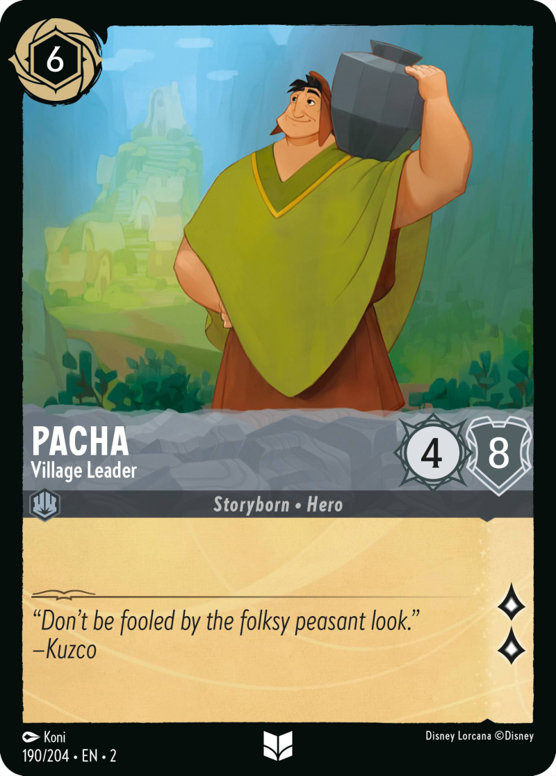 Pacha (character) - Mushu Report (Lorcana Wiki)