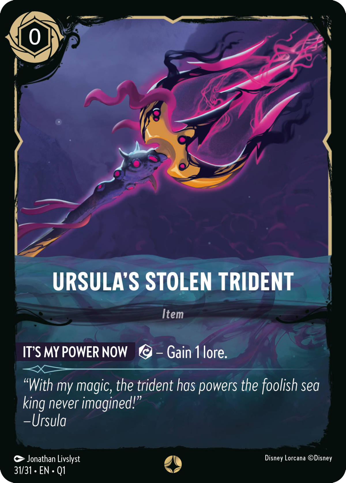 Ursula's Stolen Trident - Mushu Report (Lorcana Wiki)