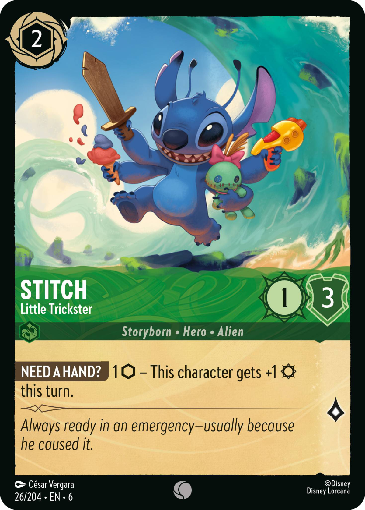Stitch - Little Trickster - Mushu Report (Lorcana Wiki)