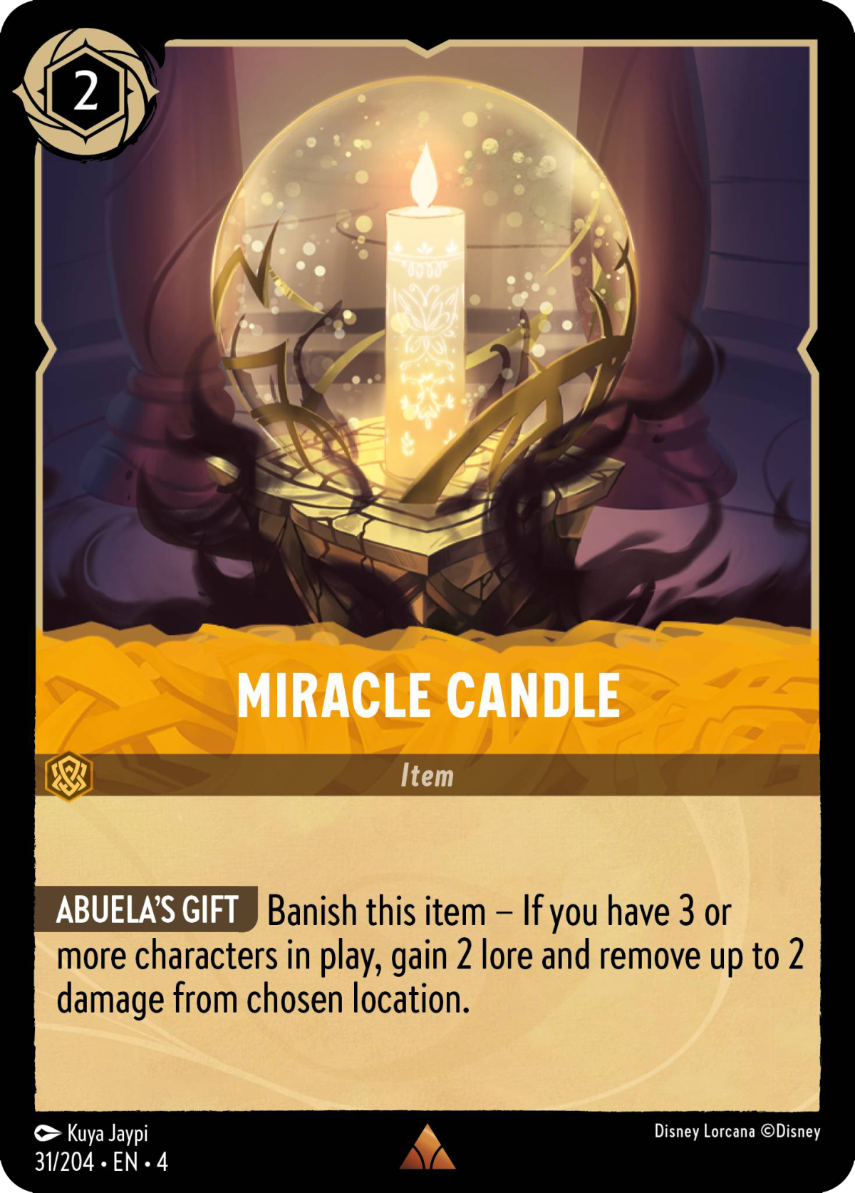 Miracle Candle - Mushu Report (Lorcana Wiki)