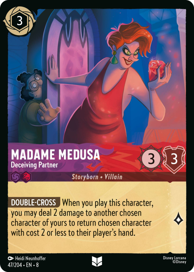 Madame Medusa - Deceiving Partner - Mushu Report (Lorcana Wiki)