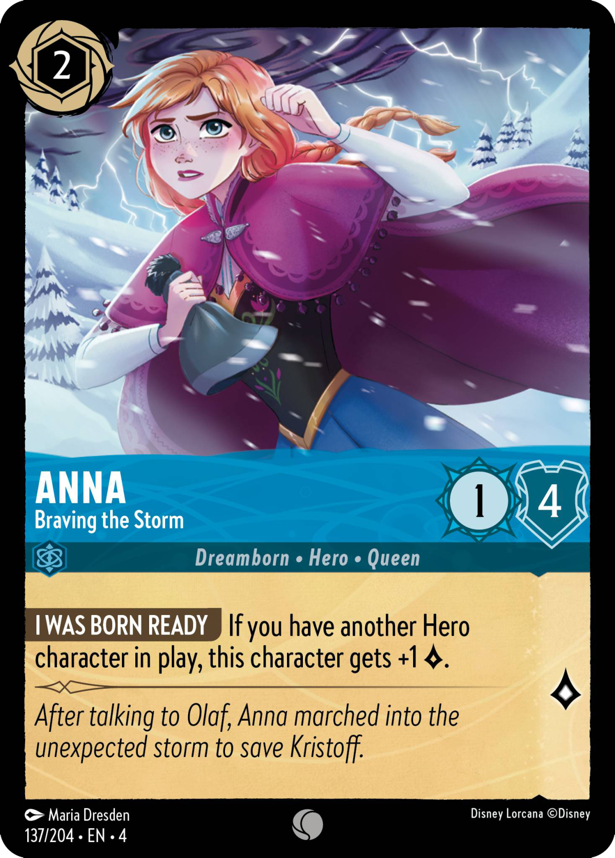 Anna - Braving the Storm - Mushu Report (Lorcana Wiki)