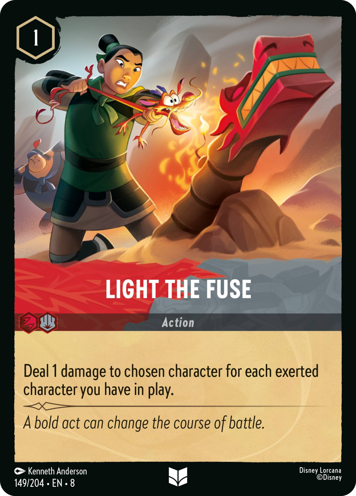 Light the Fuse - Mushu Report (Lorcana Wiki)