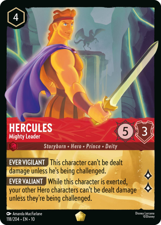 Hercules - Mighty Leader - Mushu Report (Lorcana Wiki)