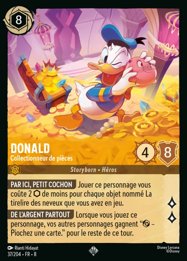 Donald Duck - Coin Collector - Mushu Report (Lorcana Wiki)