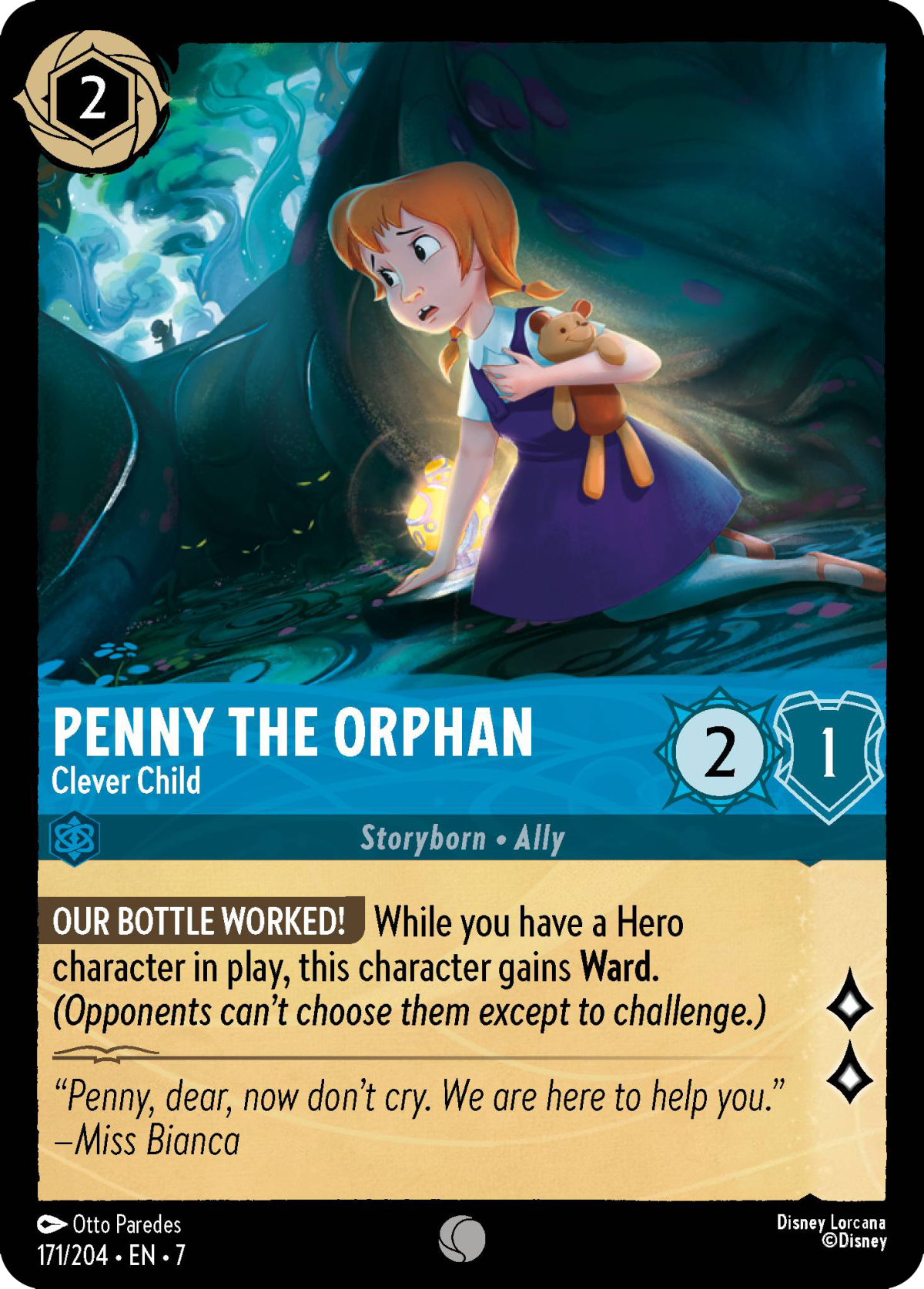 Penny the Orphan (character) - Mushu Report (Lorcana Wiki)