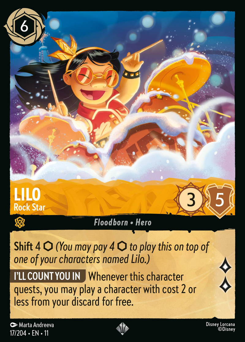 Lilo - Rock Star - Mushu Report (Lorcana Wiki)