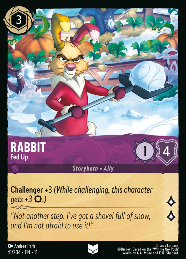 Rabbit - Fed Up - Mushu Report (Lorcana Wiki)