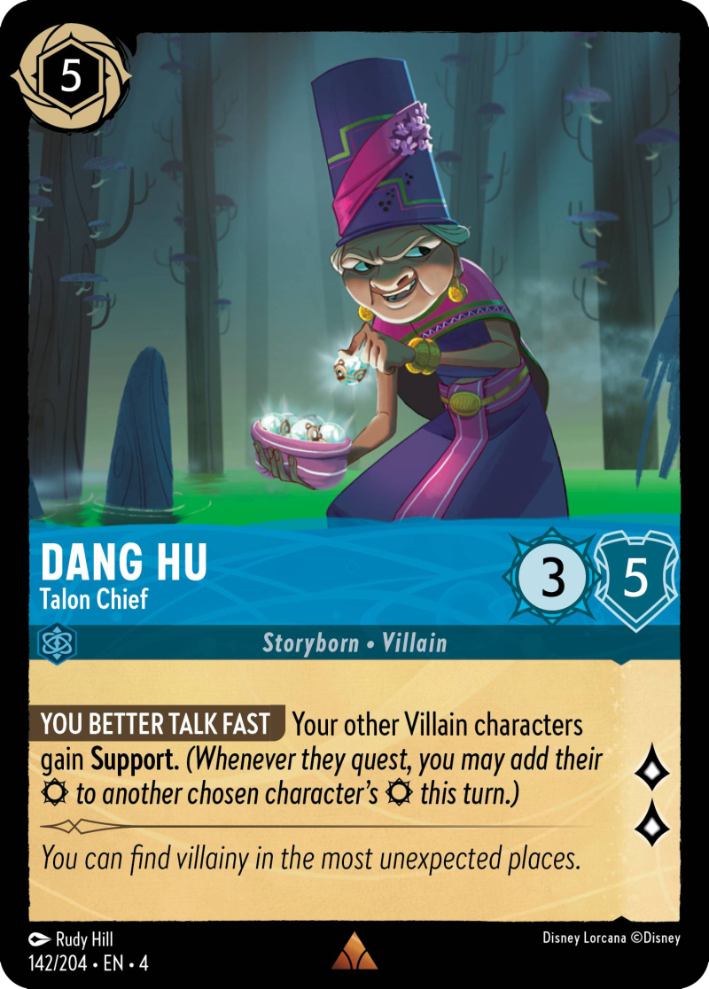 Dang Hu (character) - Mushu Report (Lorcana Wiki)