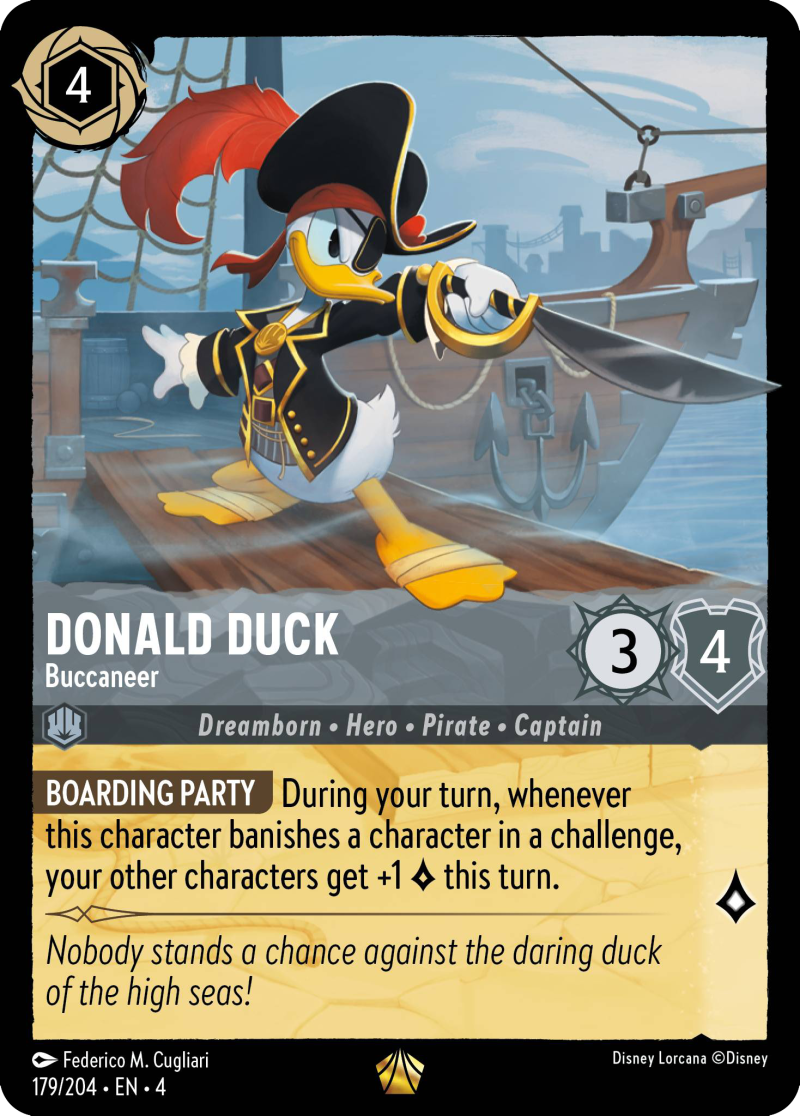 Donald Duck - Buccaneer - Mushu Report (Lorcana Wiki)
