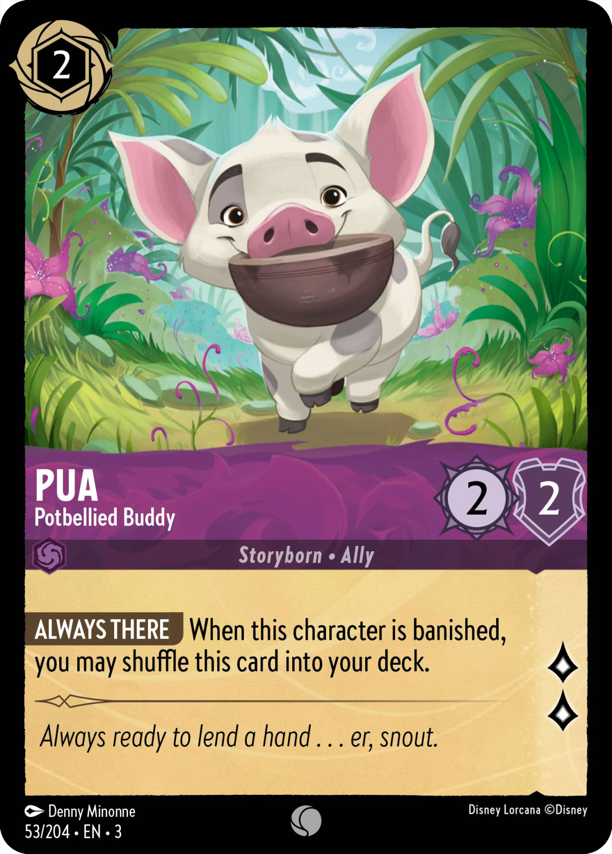 Pua - Potbellied Buddy - Mushu Report (Lorcana Wiki)