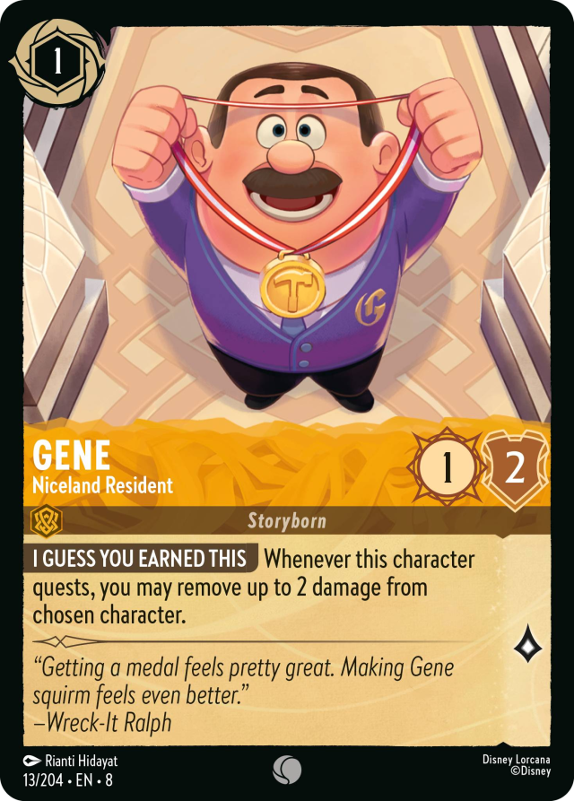 Gene (character) - Mushu Report (Lorcana Wiki)