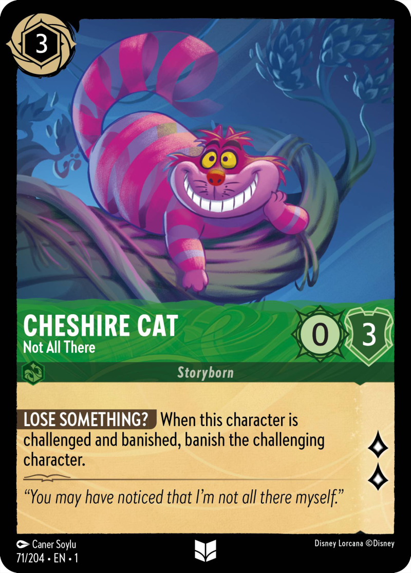 Cheshire Cat (character) - Mushu Report (Lorcana Wiki)