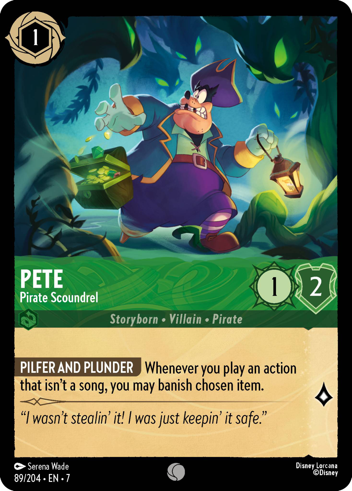 Pete - Pirate Scoundrel - Mushu Report (Lorcana Wiki)