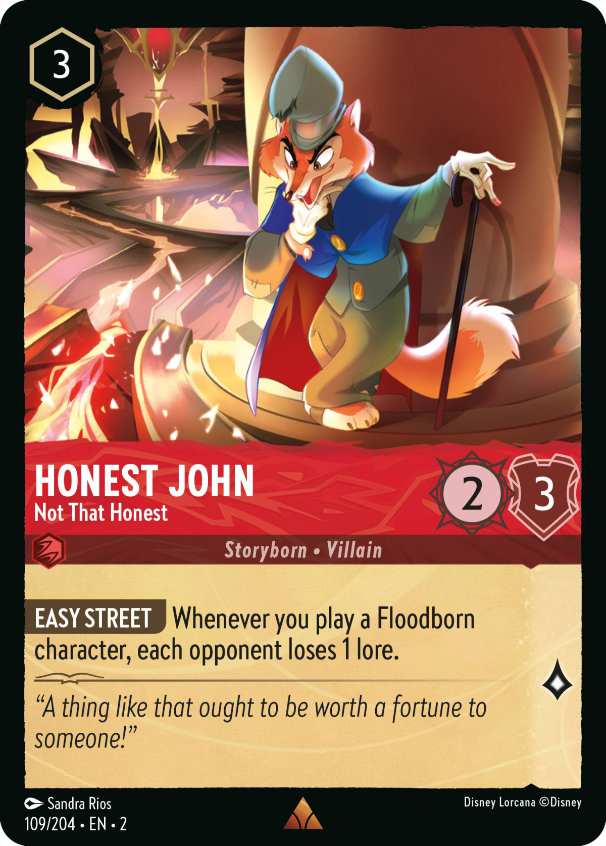 Honest John (character) - Mushu Report (Lorcana Wiki)