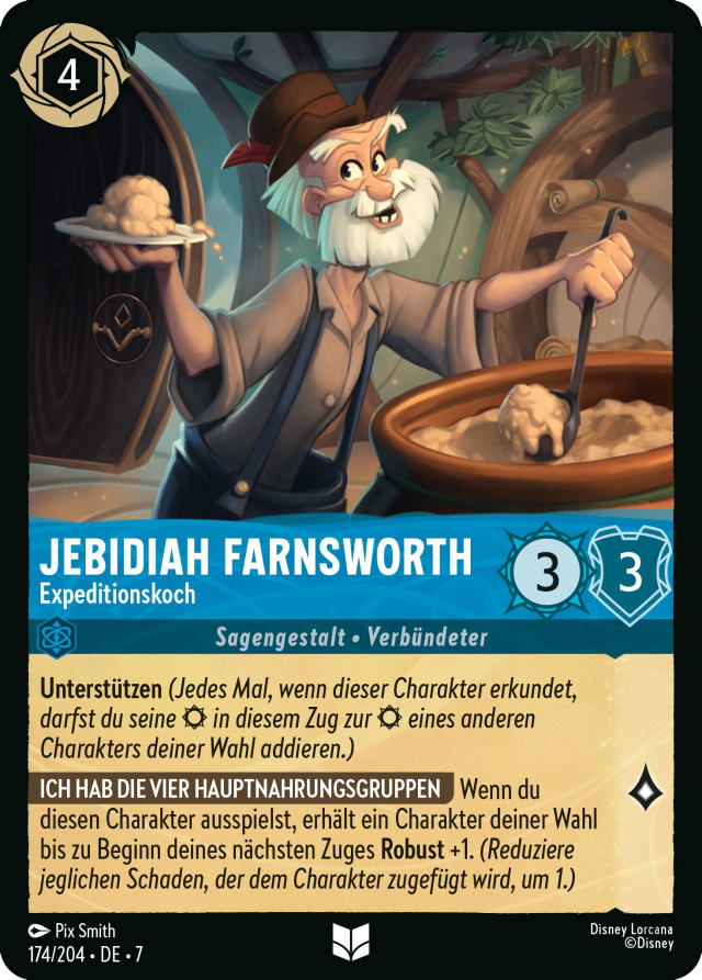 Jebidiah Farnsworth (character) - Mushu Report (Lorcana Wiki)