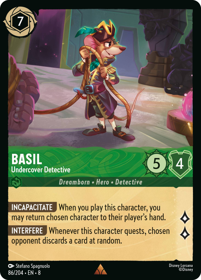 Basil - Undercover Detective - Mushu Report (Lorcana Wiki)