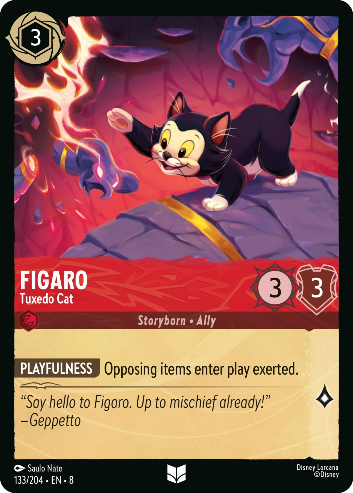 Figaro (character) - Mushu Report (Lorcana Wiki)