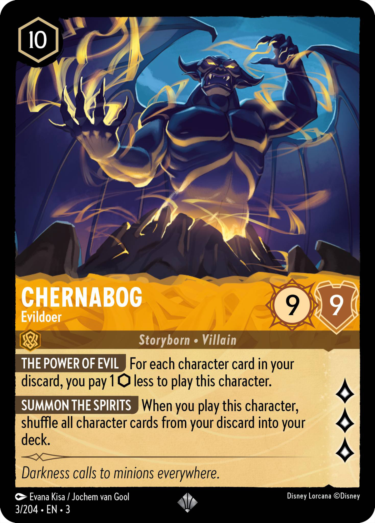 Chernabog (character) - Mushu Report (Lorcana Wiki)