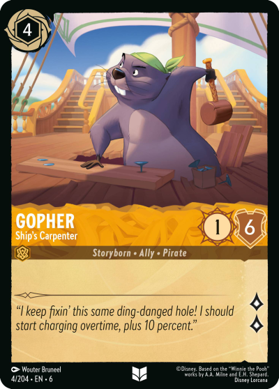 Gopher (character) - Mushu Report (Lorcana Wiki)