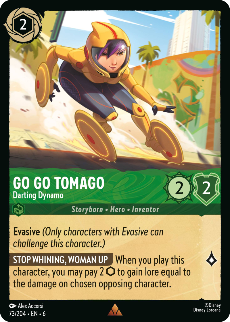 Go Go Tomago (character) - Mushu Report (Lorcana Wiki)