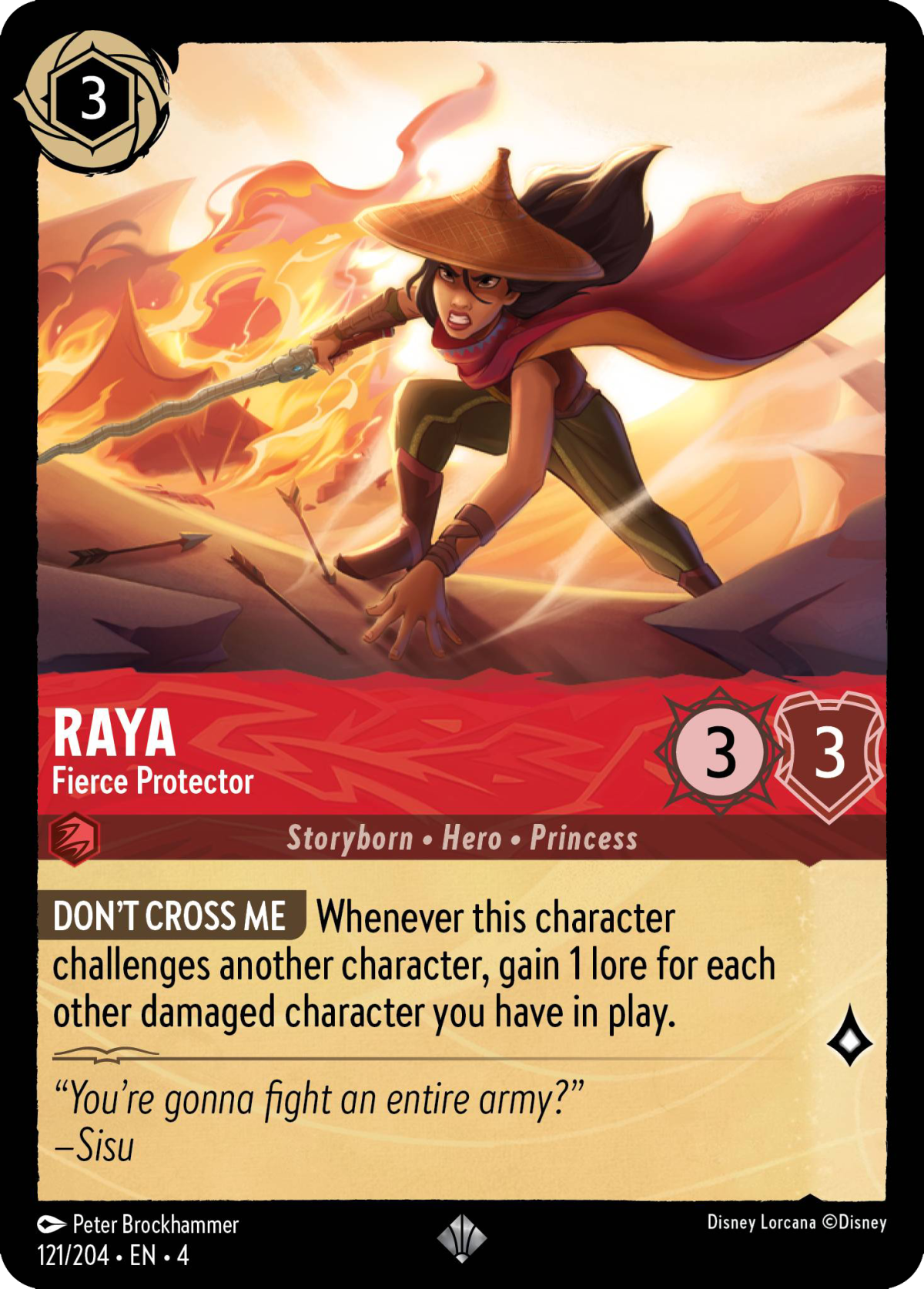 Raya - Fierce Protector - Mushu Report (Lorcana Wiki)